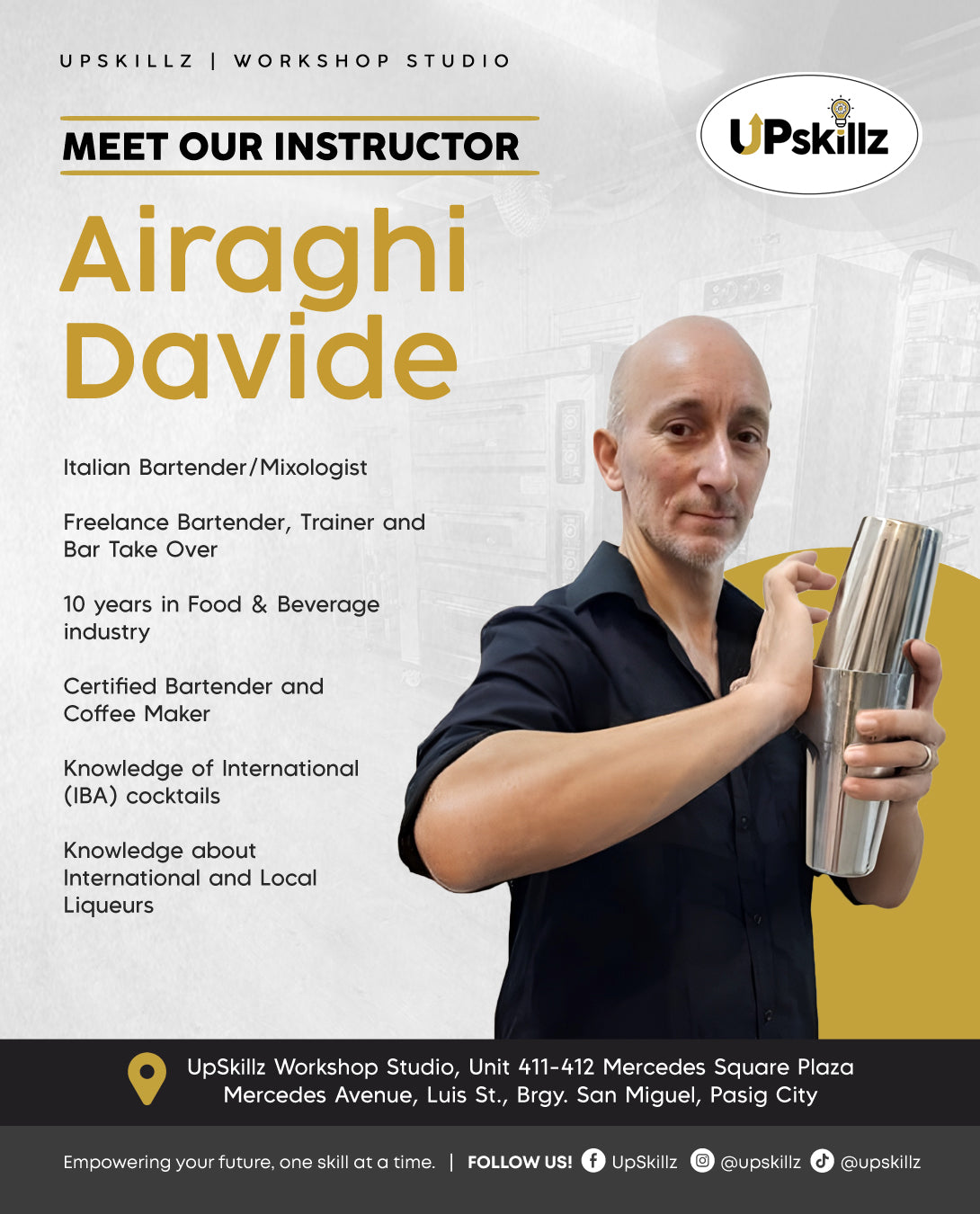 Instructor Spotlight: Airaghi Davide – Upskillz