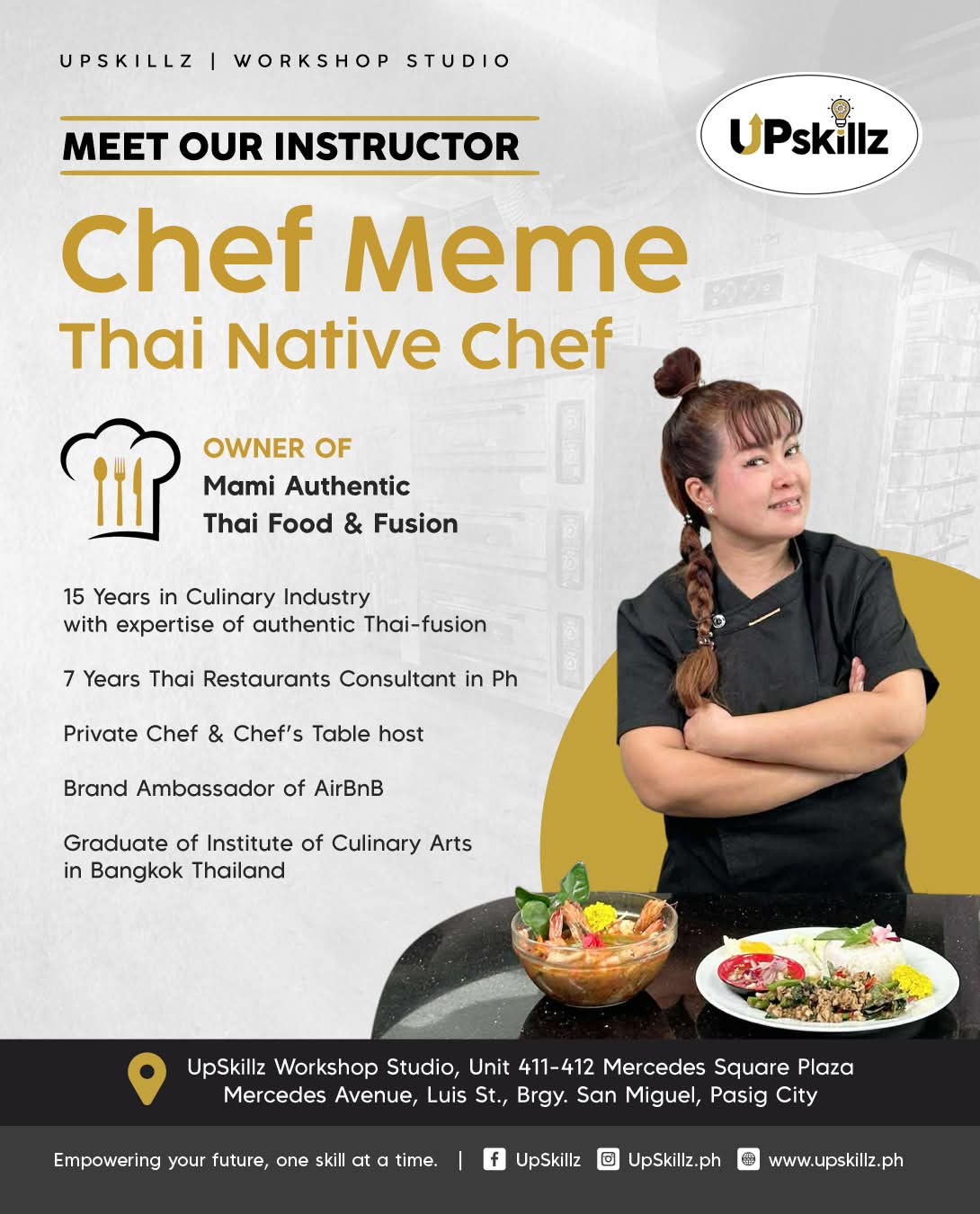 Instructor Spotlight: Chef Meme – Upskillz