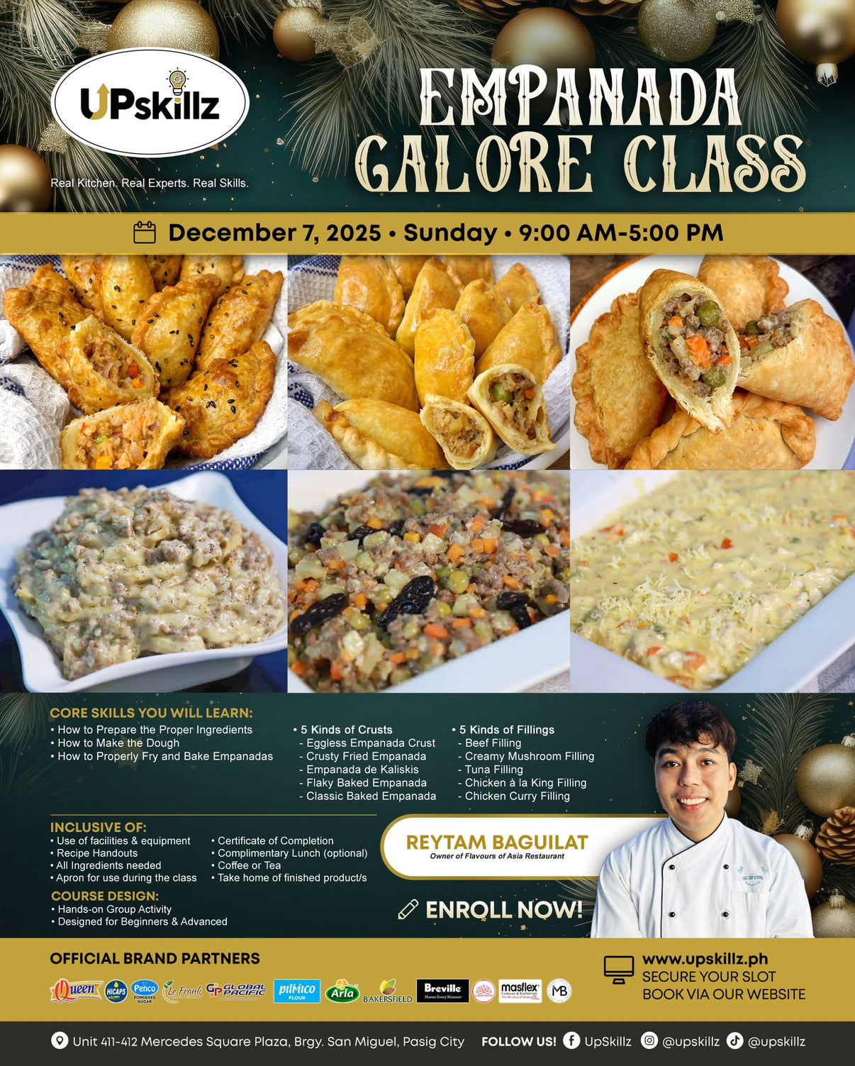 Empanada Making Class in Pasig | Learn Empanada de Kaliskis & 5 ...
