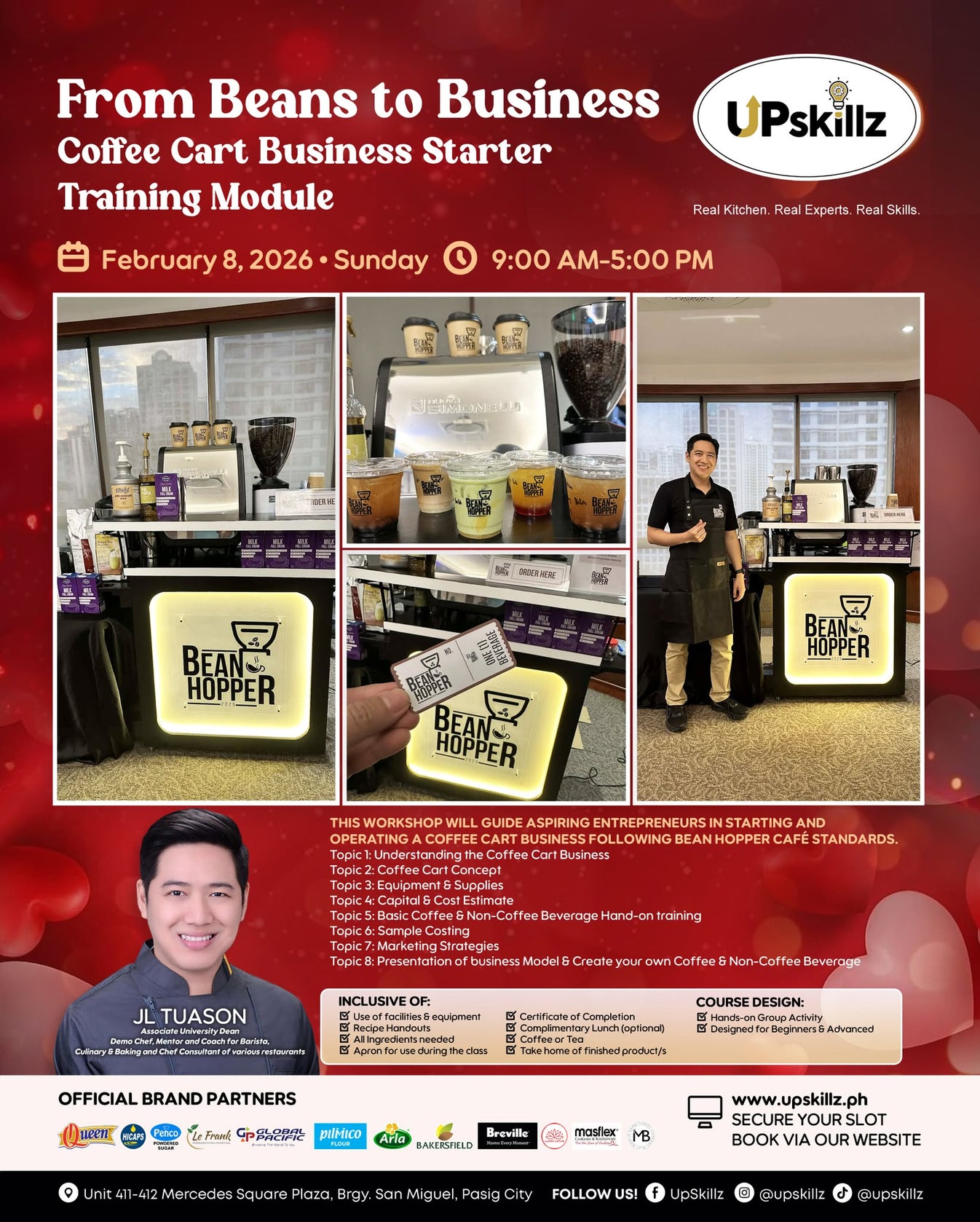 Training for Coffee Cart Business - Feb 8 – Upskillz