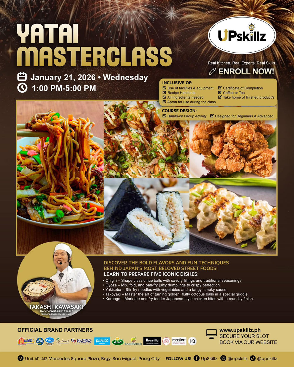 Japanese Yatai Masterclass – Upskillz