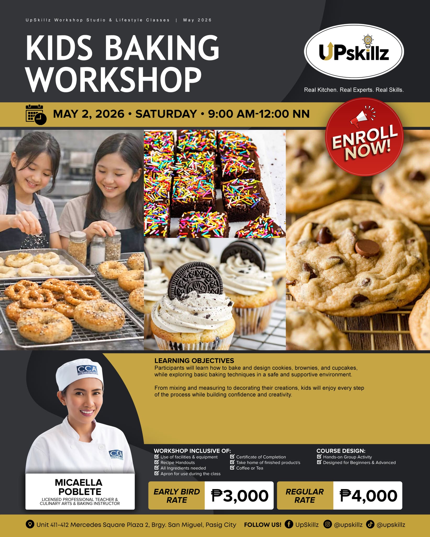 Workshop Schedule – Upskillz