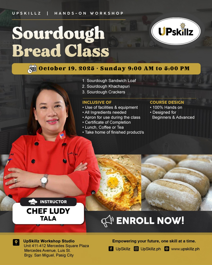 Sourdough Masterclass ( Oct. 19 ) – Upskillz