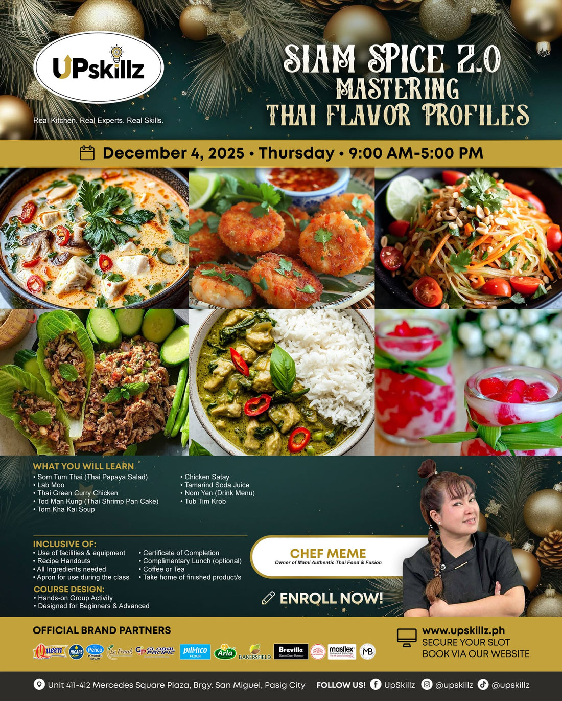 Siam Spice Thai Cooking Class – Upskillz