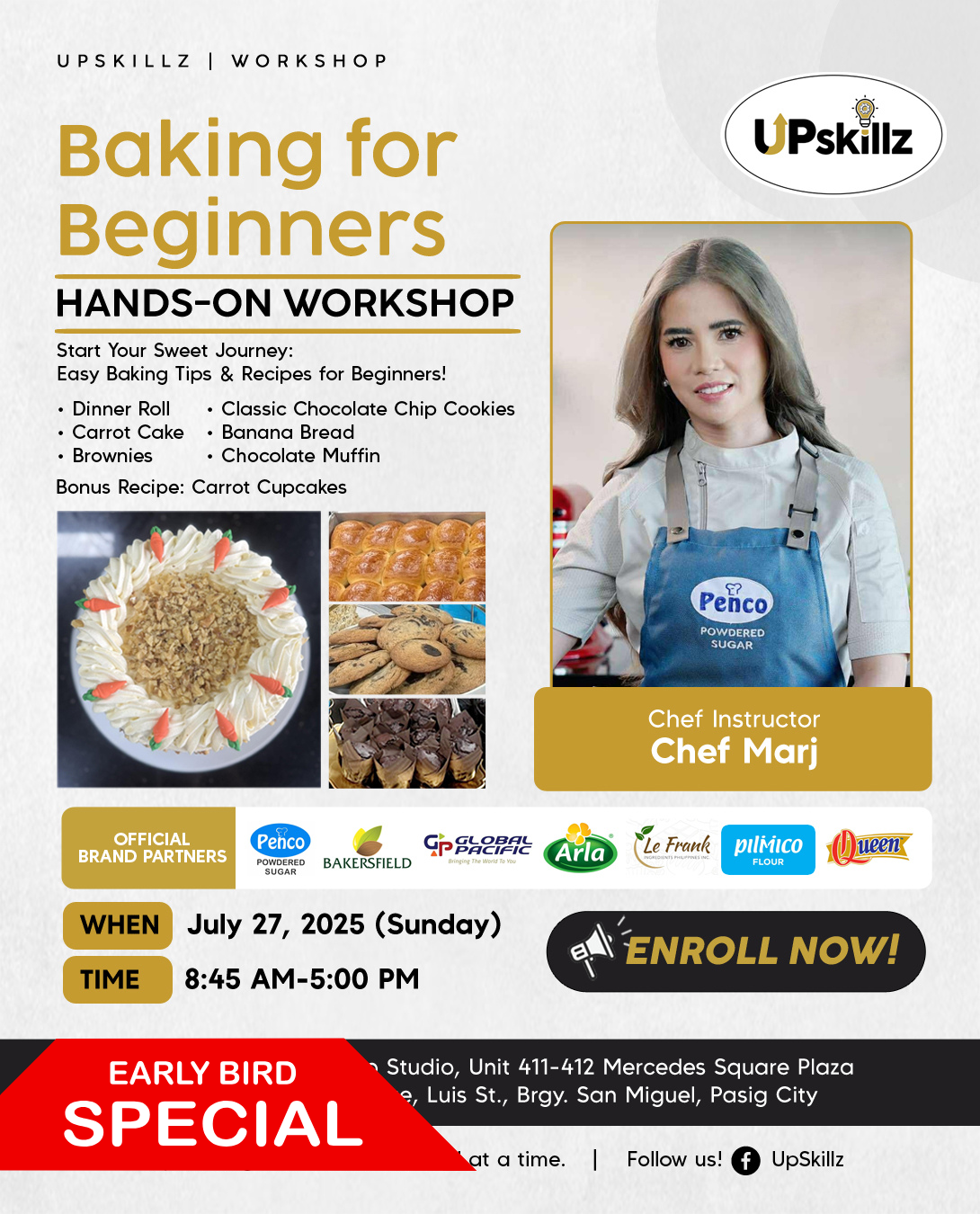 Baking for Beginners (July 27 ) – Upskillz