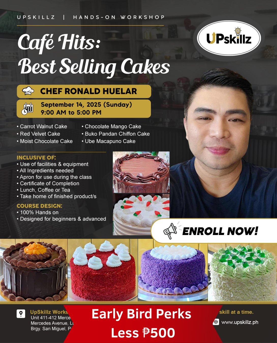 Workshop Schedule – Upskillz